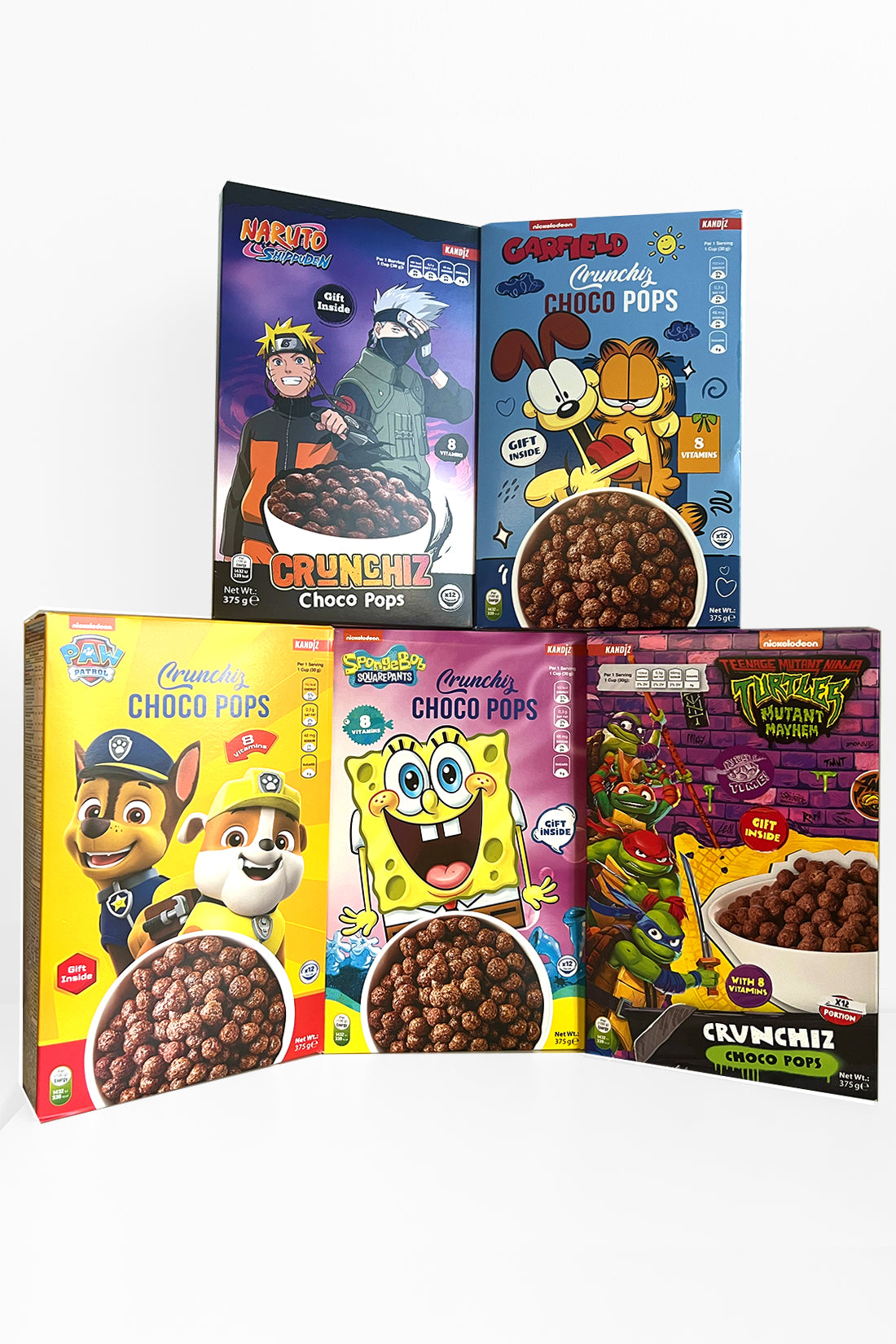 Crunchiz Choco Pops Assorted Kandiz Character Box