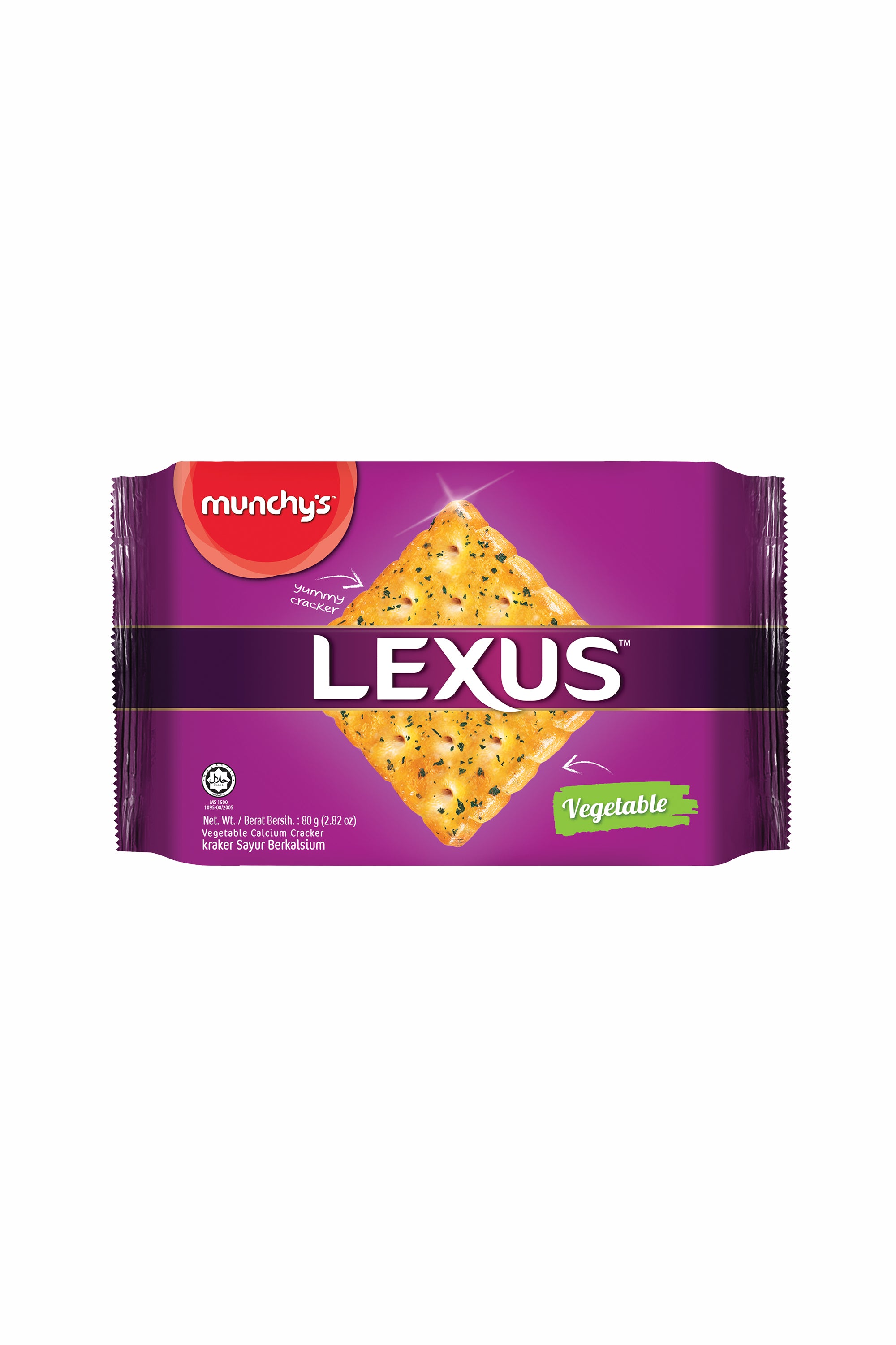 LEXUS VEGETABLE CALCIUM CRACKER 80g
