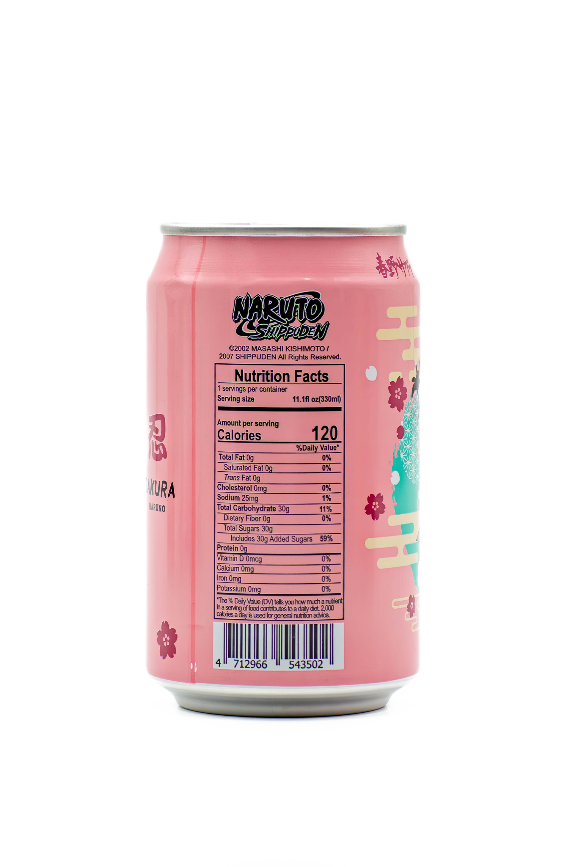 Ocean Bomb Naruto Shippuden Sakura Haruno - Lychee Flavoured Soda Spar