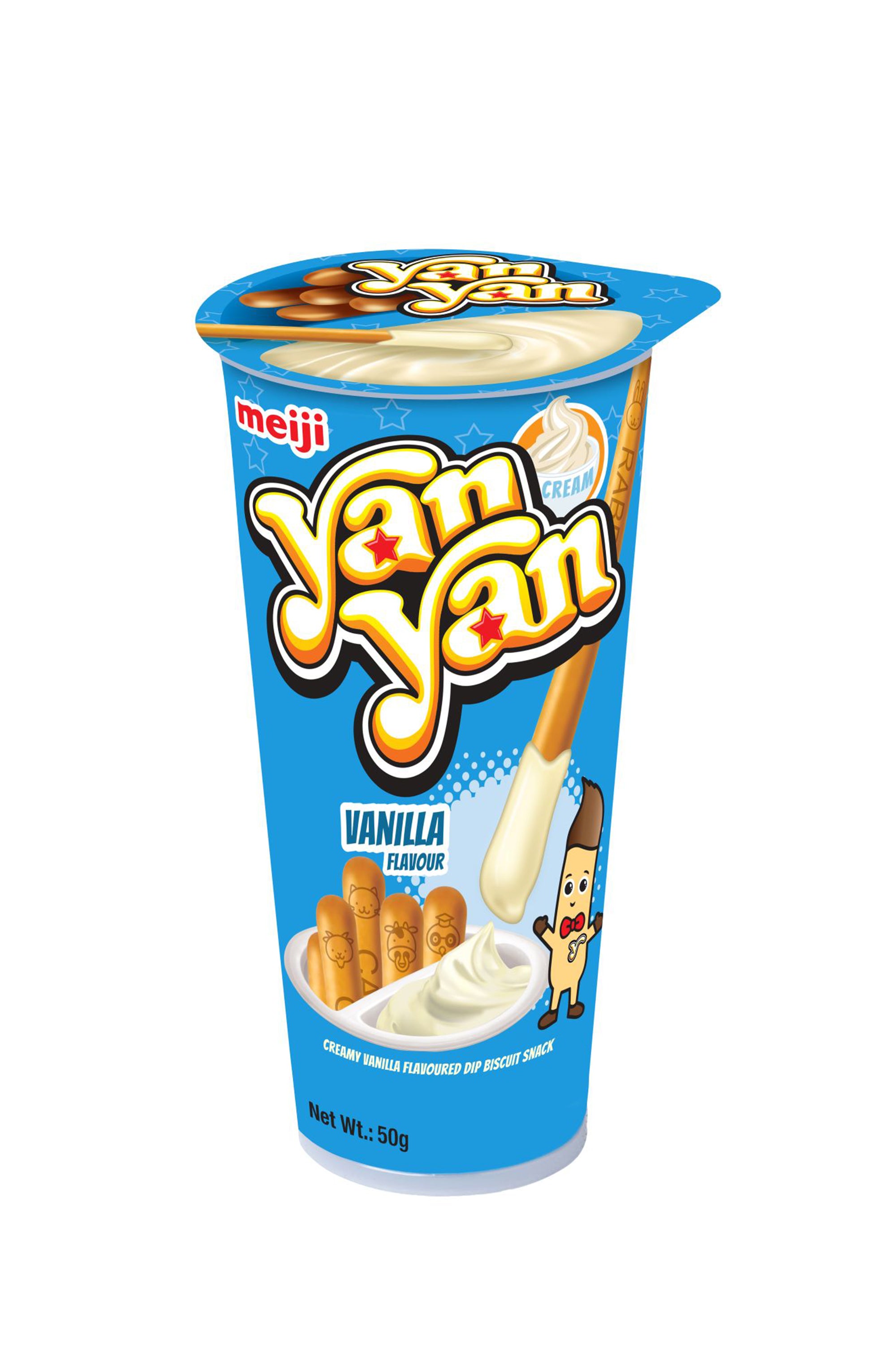SnacKing - Meiji Yan-Yan Vanilla 50g
